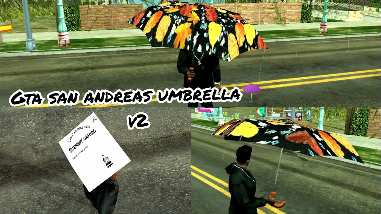gta san andreas umbrella v2 mod / in Android / sitement gaming - YouTube