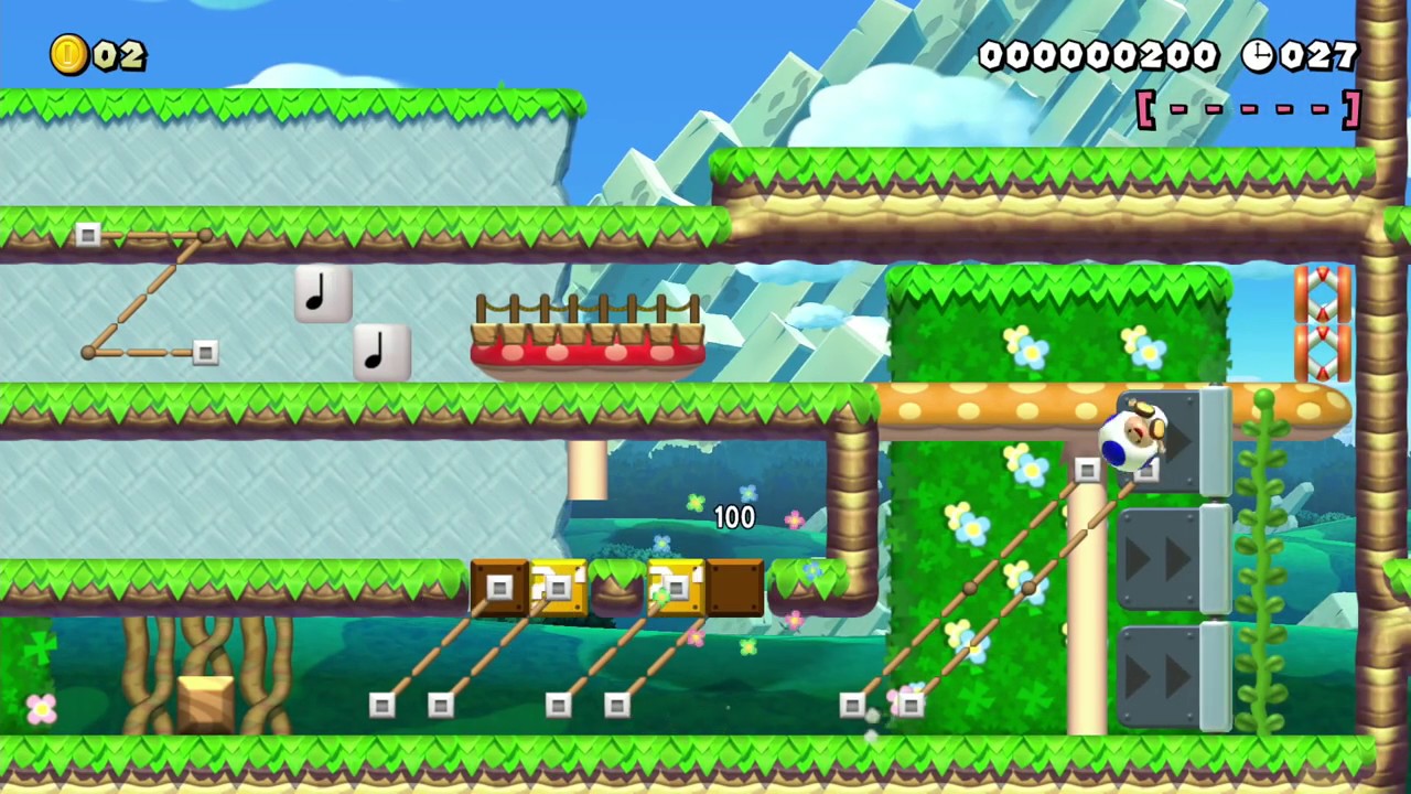 Re:げんちゃんさんを見習い作ったSPEED RUN! by いちまんPT THX - Super Mario Maker 2 - No ...