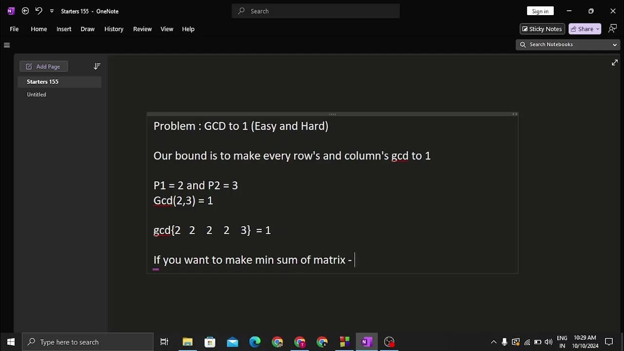 Gcd To 1 Easy And Hard Codechef Starter 155 Youtube