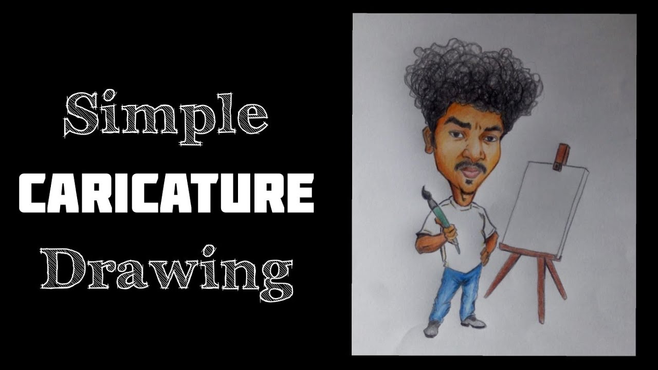 How To Draw a Caricature for beginners || by Artist Richin - YouTube