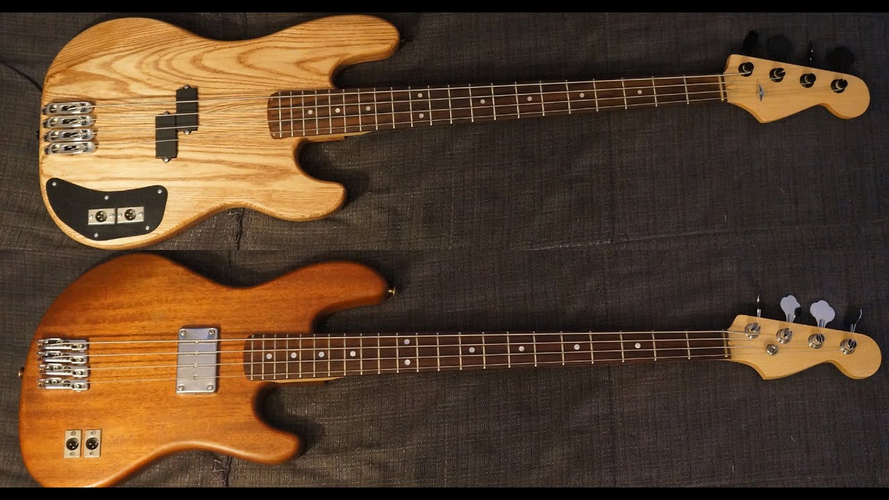 Ash vs Mahogany - Bass Guitars with Moving Coil Transducer System - YouTube
