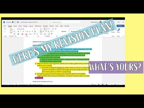How to Revise Your Screenplay (planning your first revision) - YouTube