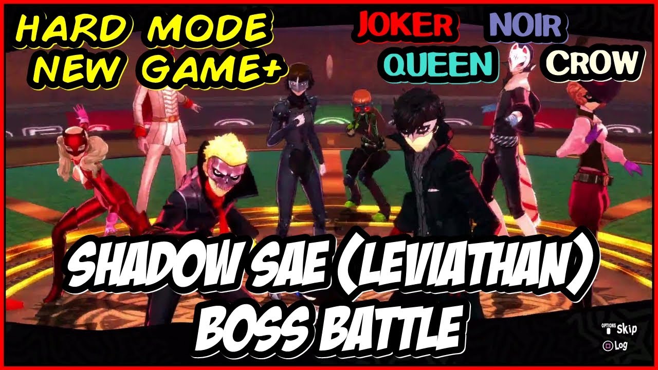 Persona 5 - Shadow Sae (Leviathan) Boss Battle | Joker, Queen, Noir ...