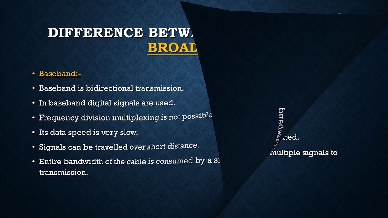 DIFFERENCE BETWEEN BROADBAND AND BASEBAND!! - YouTube