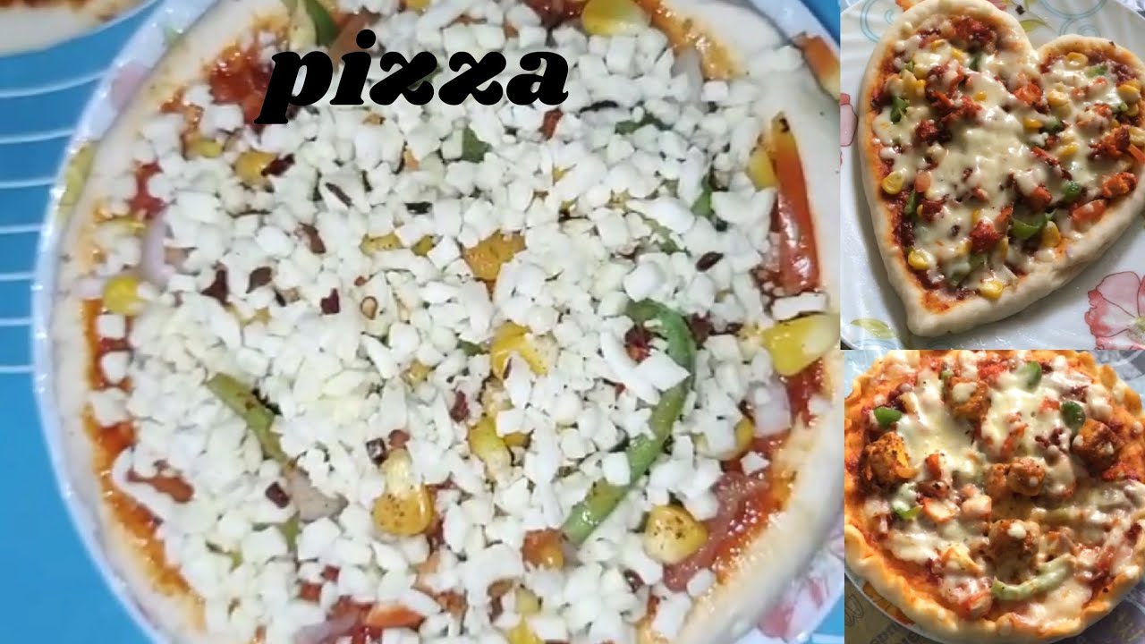 Homemade Pizza Base Dough Recipe l Pizza l Cheese loaded Pizza l ...
