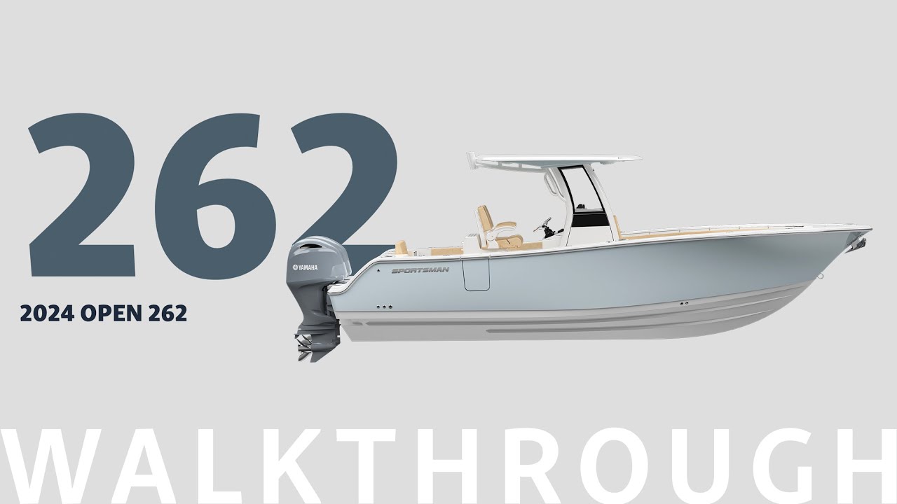 Open 262 Center Console - 2024 Walkthrough - YouTube