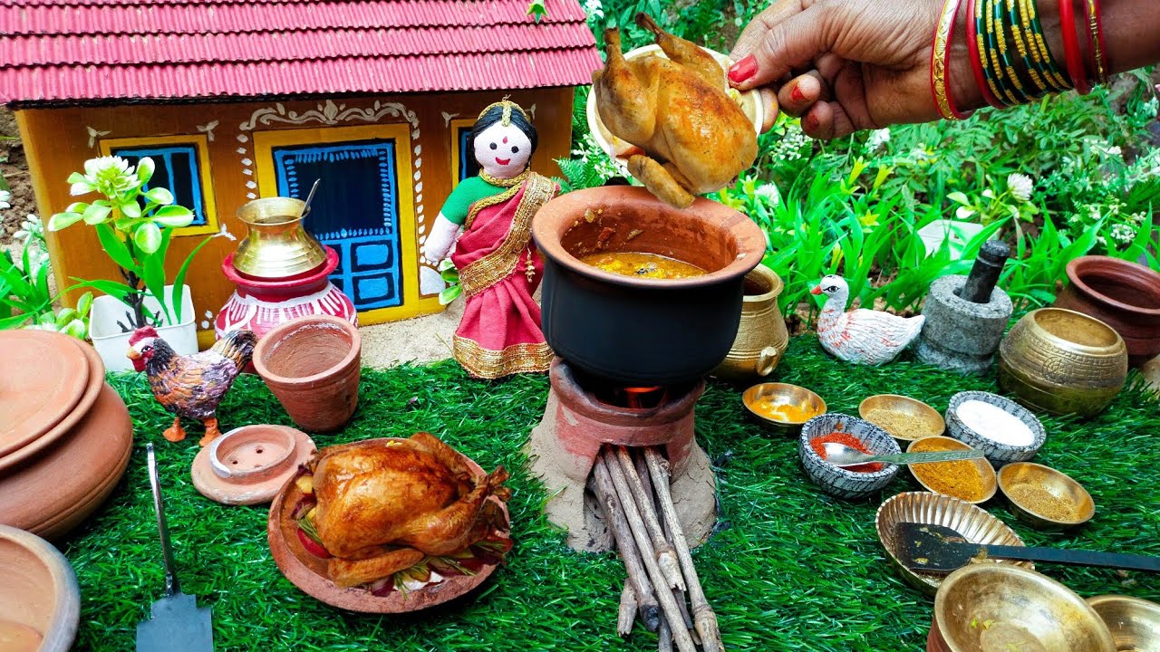 Miniature Chicken Curry recipe। How to make mini fish dishes Recipe ...