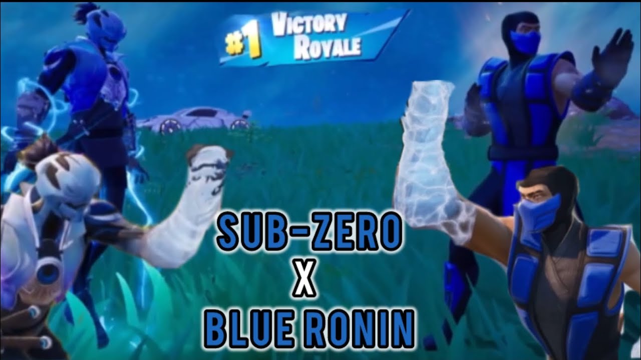 Fortnite Sub Zero teams up with Blue Ronin for a Epic Victory Royale w ...