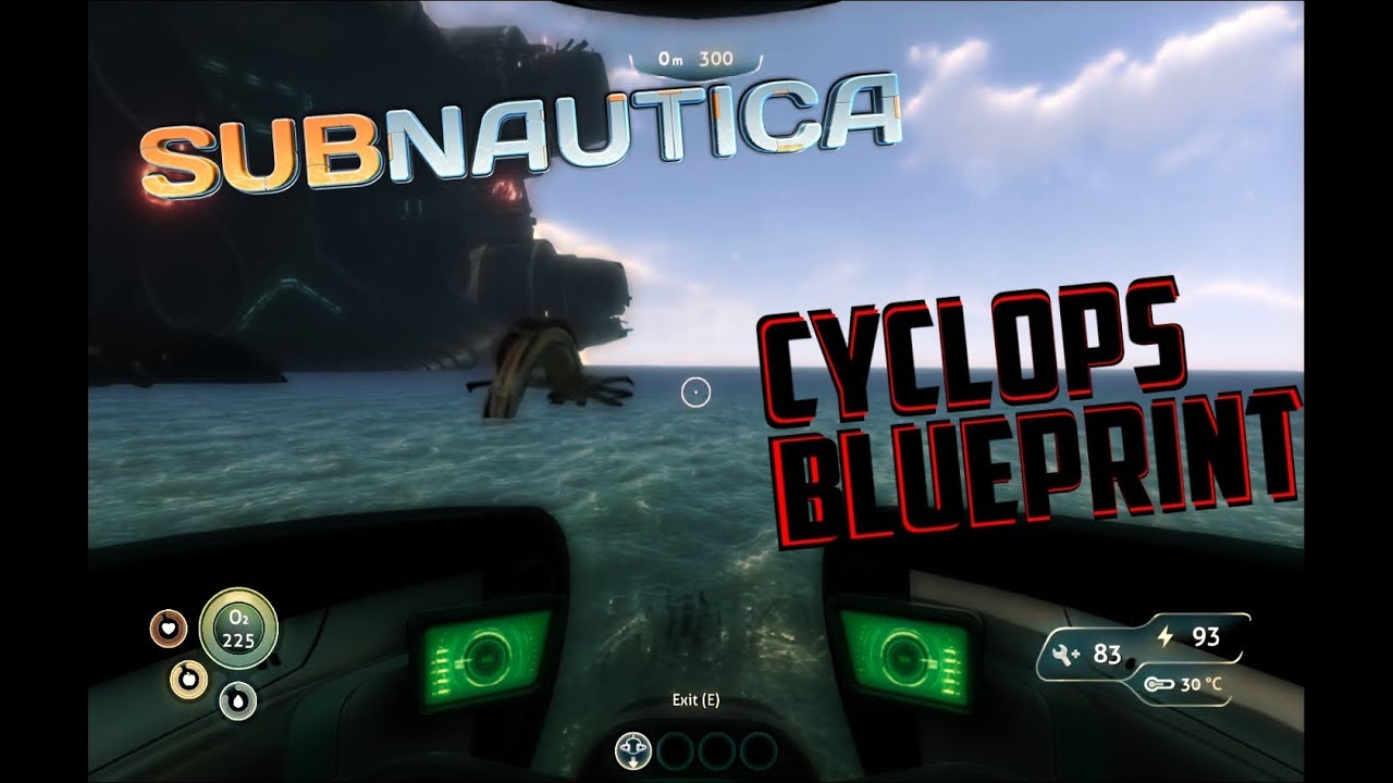 Subnautica | #8 obtaining the cyclops blueprints - YouTube