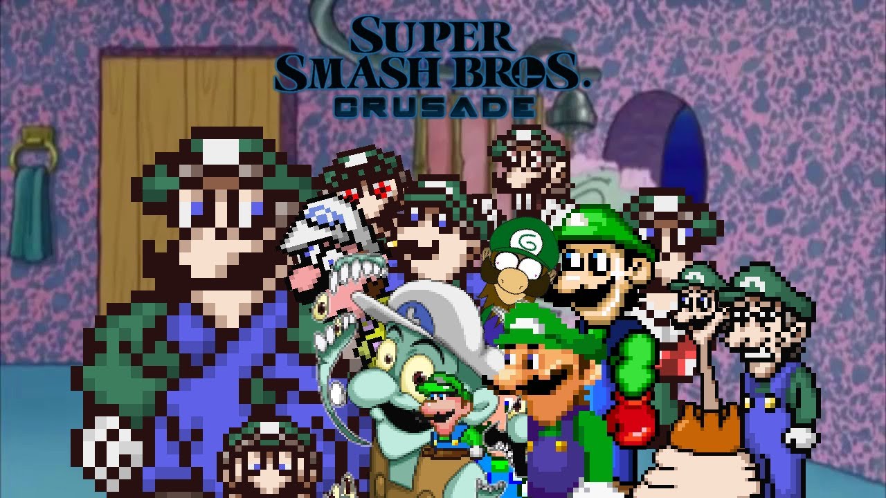 Weegee invades the world of Smash Crusade on a literal potato computer - YouTube