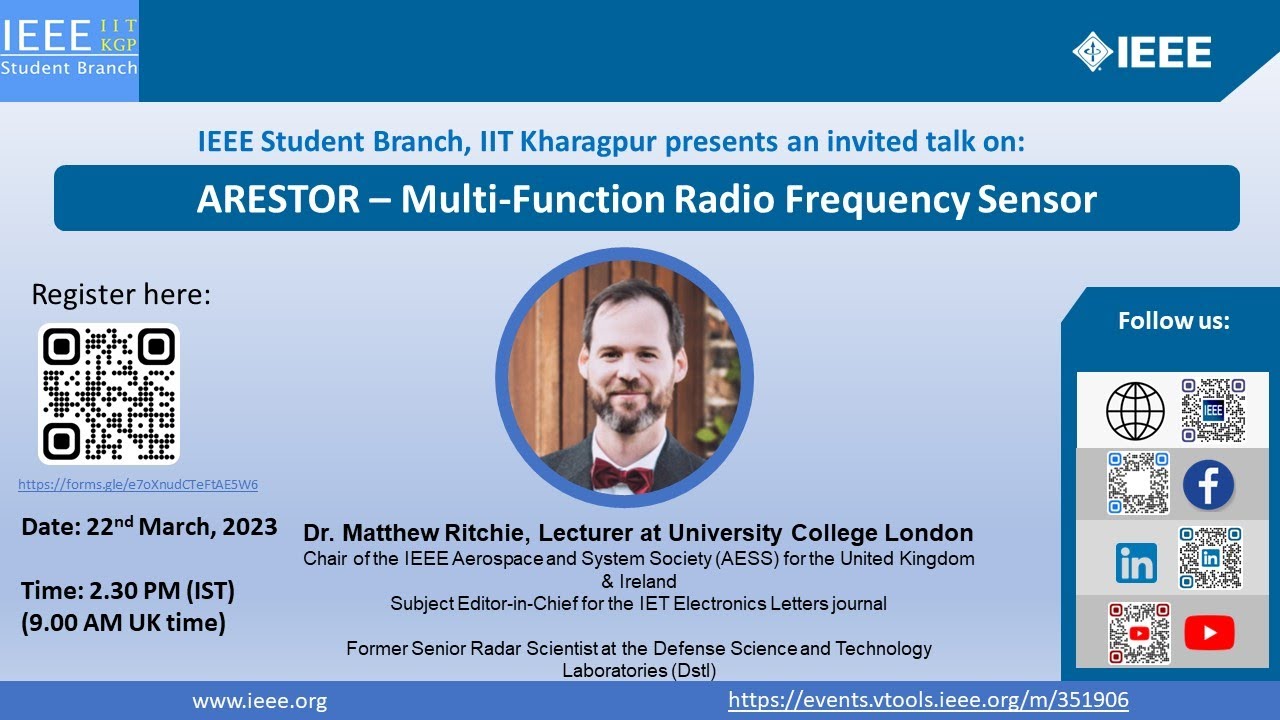 ARESTOR - Multi-Functional Radio Frequence Sensor - Dr. Matthew Ritchie ...