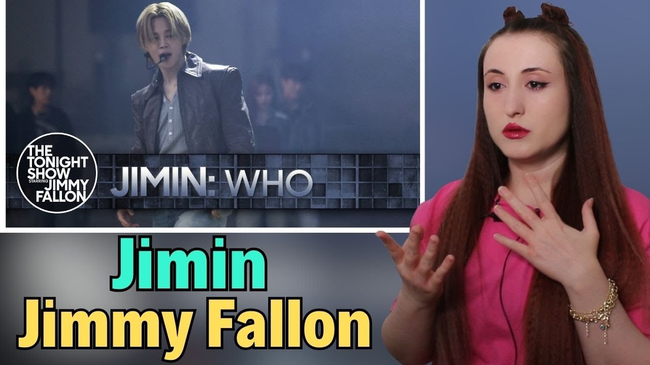지민 (Jimin) 'Who' @ The Tonight Show Starring Jimmy Fallon Tepki | KPOP ...