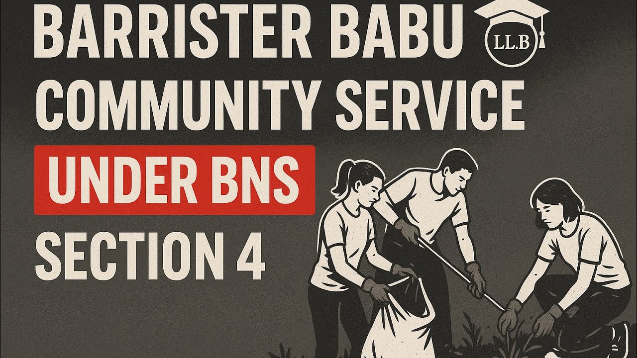 Community Service with Case Law - BNS| Bharatiya Nyaya Sanhita 2023 ...