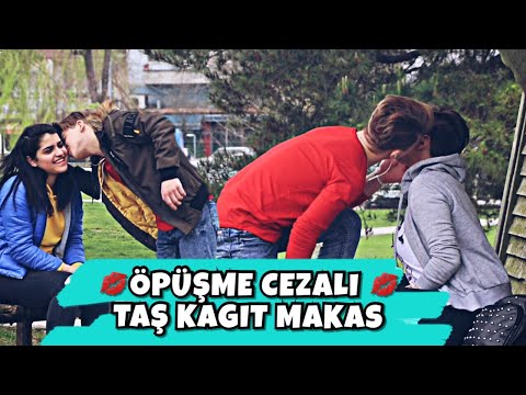 TÜRKİYEDE ÖPÜŞME CEZALI TAŞ KAGIT MAKAS ( İPHONE 7 PLUS ÇEKİLİŞİ )