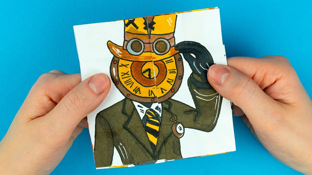 ART & PAPER CRAFTS with TITAN CLOCK MEN TUTORIAL - YouTube