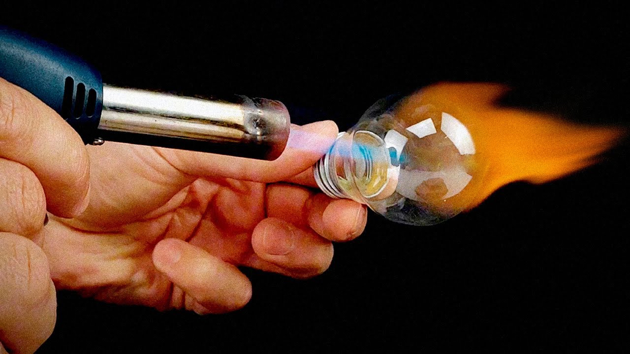 Transforming Old Unused Light Bulb into Alcohol Lamp - YouTube