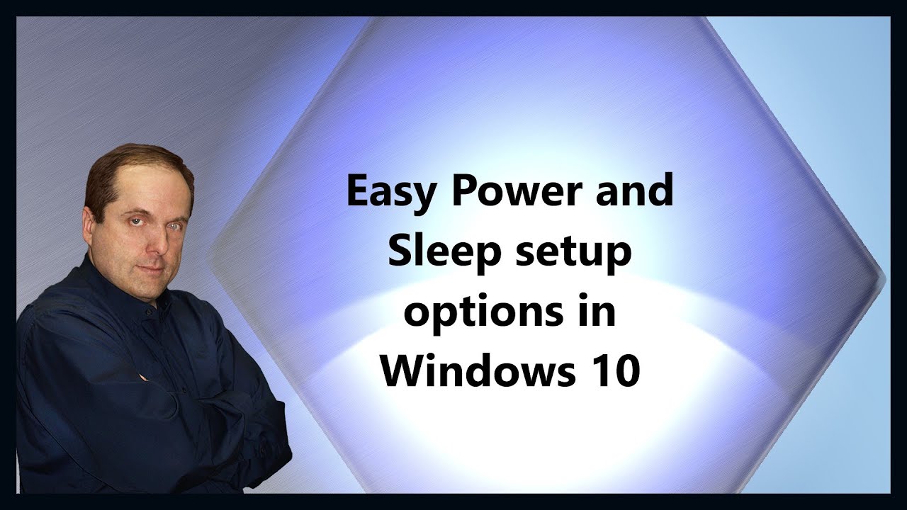 Easy Power and Sleep setup options in Windows 10 - YouTube