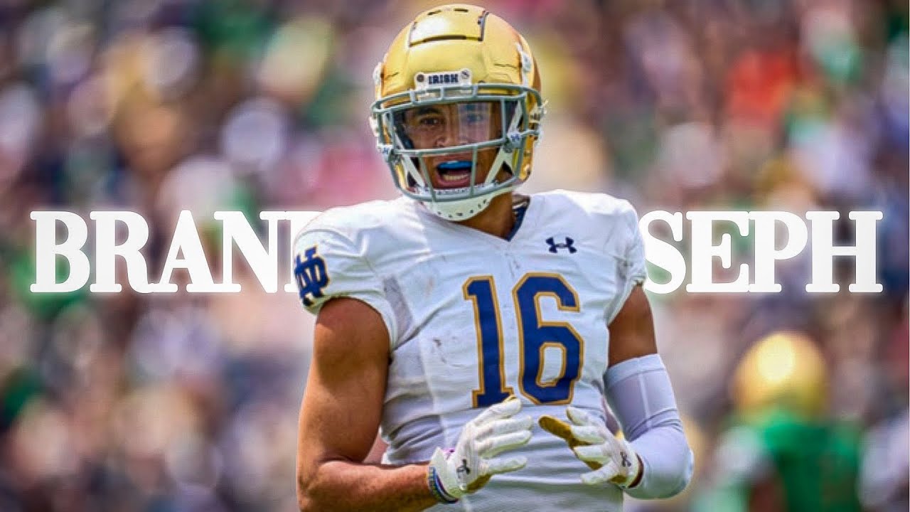 Brandon Joseph Northwestern-Notre Dame Safety Highlights || Ball Hawk ...