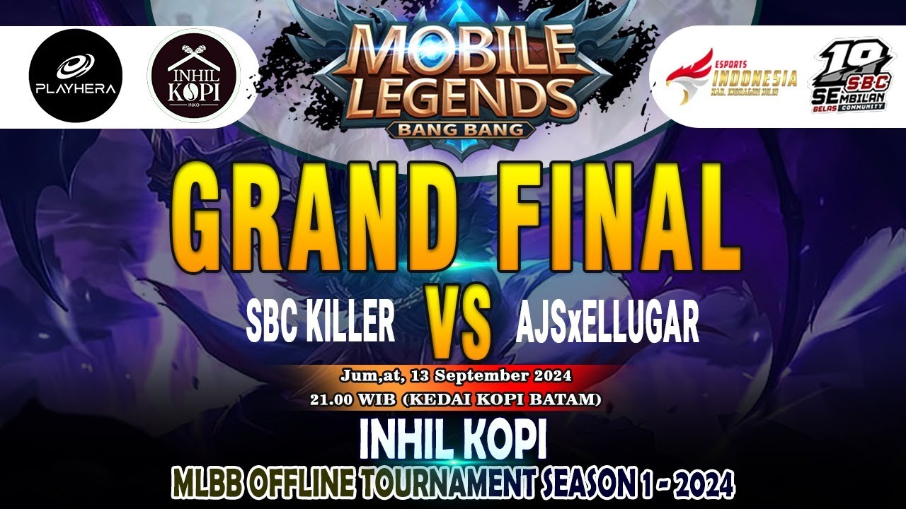GRAND FINAL INHIL KOPI MLBB OFFLINE TOURNAMENT SEASON 1 - 2024 - YouTube