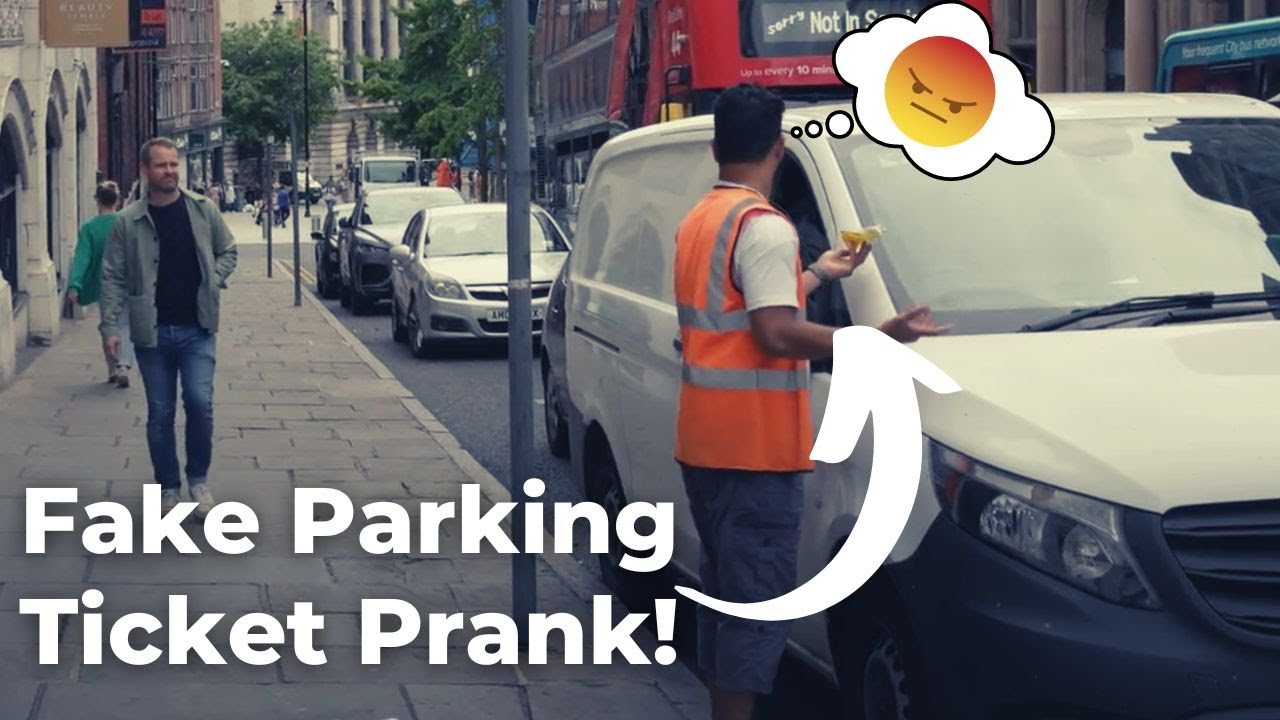 Fake Parking Ticket Prank! (Giving money away to strangers) - YouTube