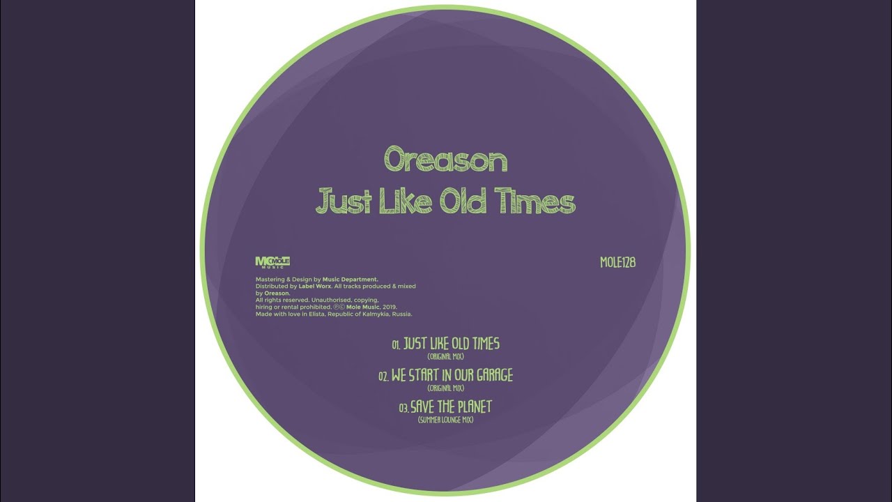 Just Like Old Times (Original Mix) - YouTube