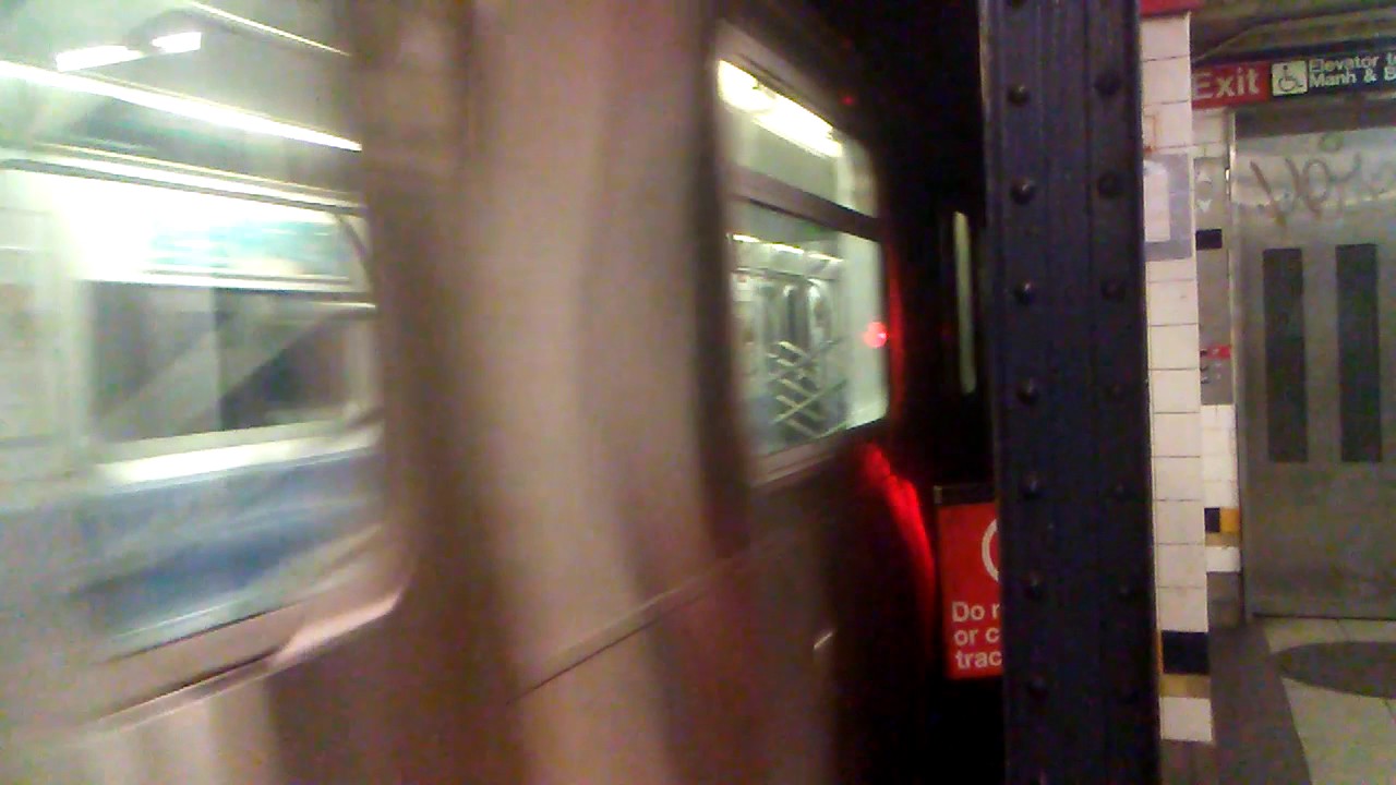 IRT Brooklyn Line: R142A (4) Train relays at Crown Heights-Utica Avenue ...