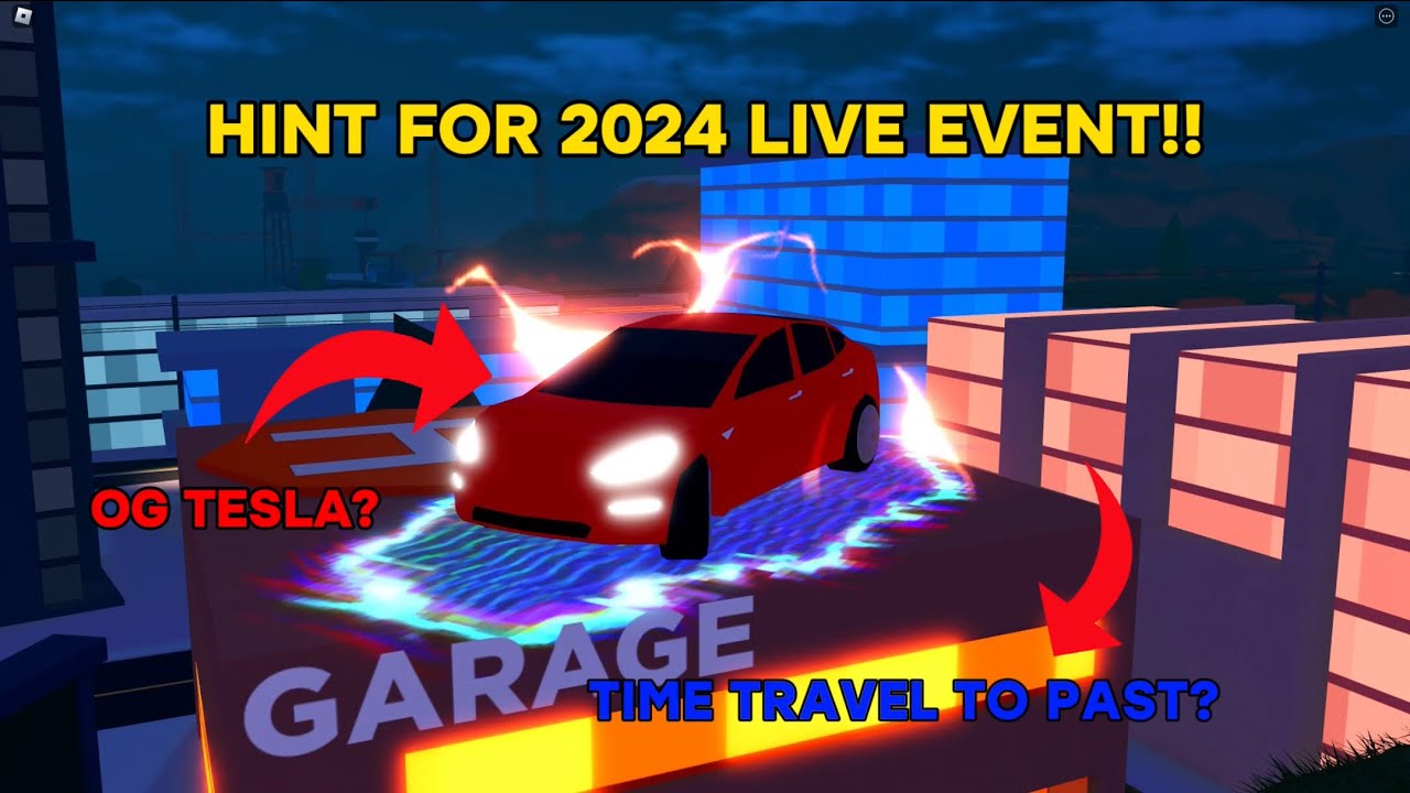 Brand new HINT for jailbreak 2024 LIVE EVENT!! | OG Tesla in city ...