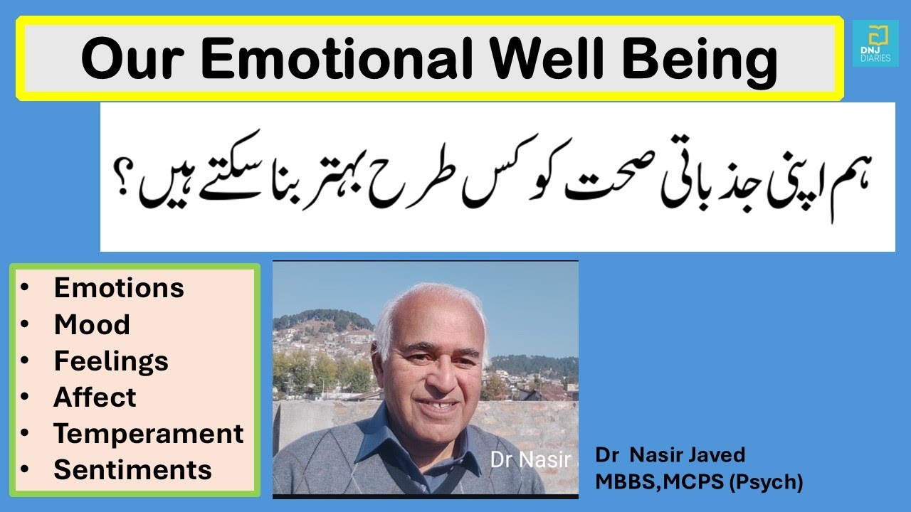 Emotional Well Being and How to improve it: Dr Nasir Javed - YouTube