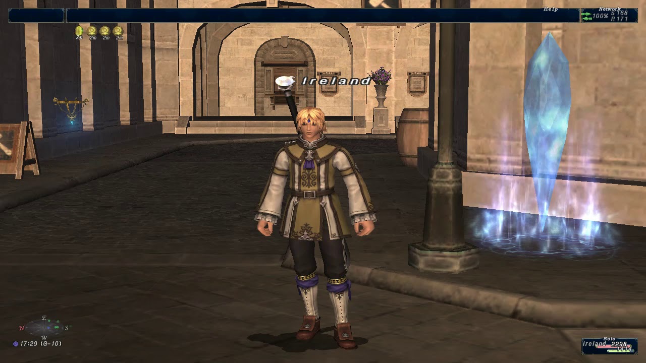 Final Fantasy XI FFXI RUN99WHM49 RUN Rune Fencer Ireland SoA Eastern ...