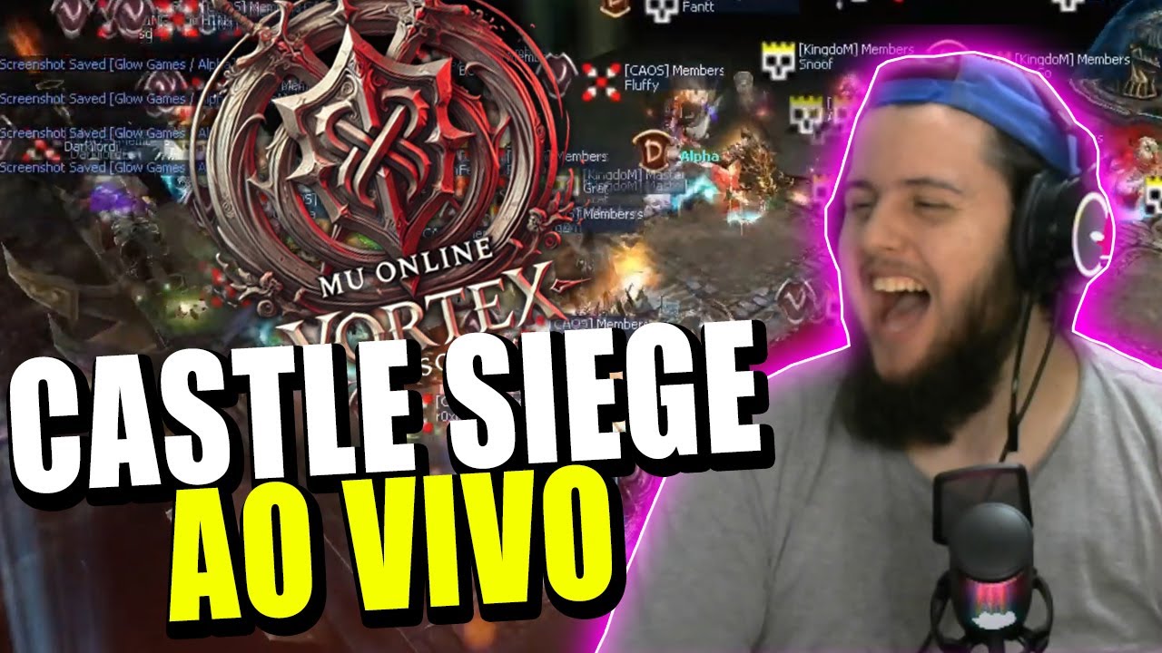 COBERTURA CASTLE SIEGE MU VORTEX AO VIVO - CS MU ONLINE SEASON 6 CLÁSSICO - YouTube