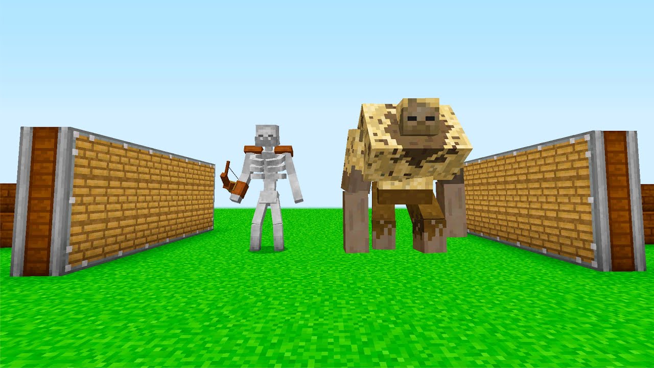 mutant skeleton + mutant husk = ? | minecraft - YouTube