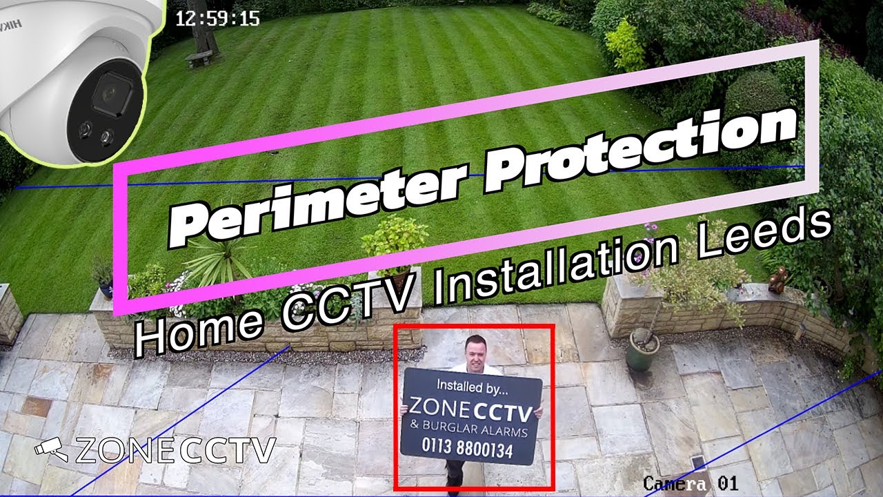 CCTV Human Perimeter Protection, Installed to a home in Leeds, West ...