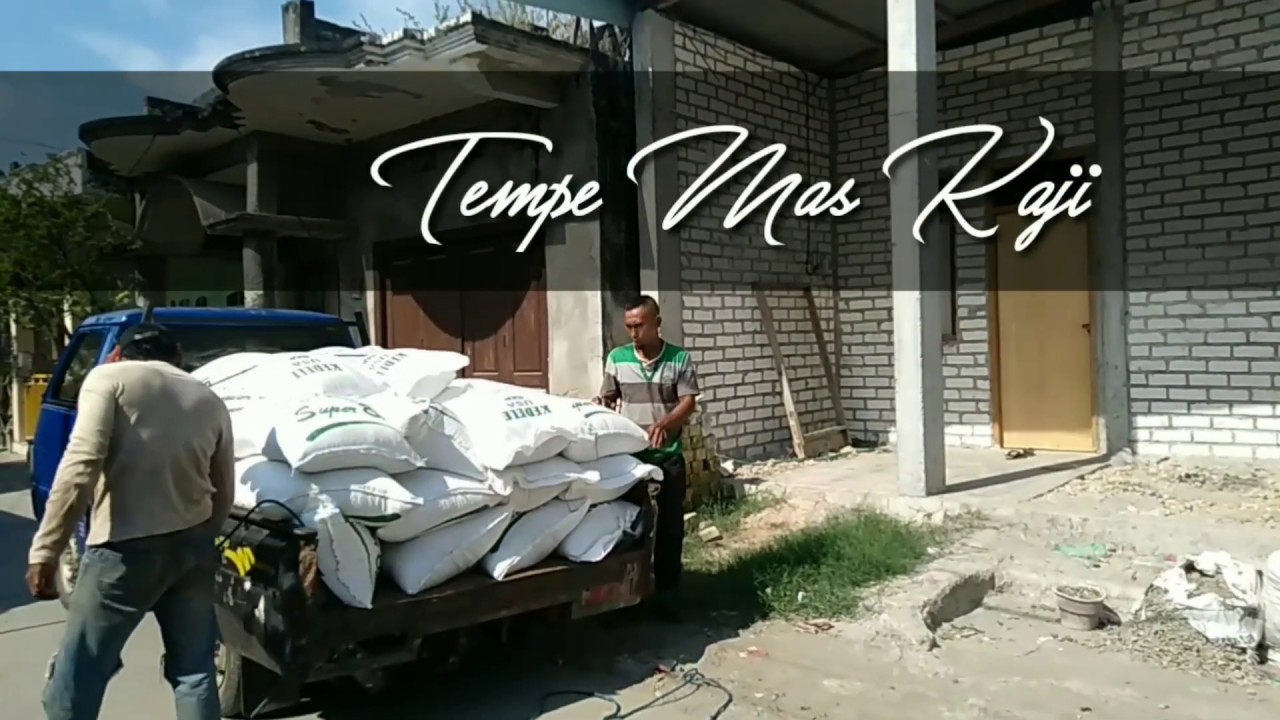 Produksi Tempe, Datangkan 2 Ton Kedelai Import - YouTube