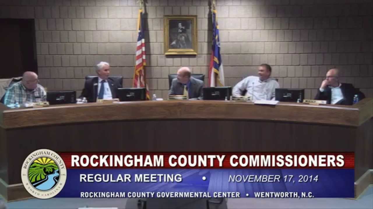 November 17, 2014 Rockingham County Commissioners - YouTube