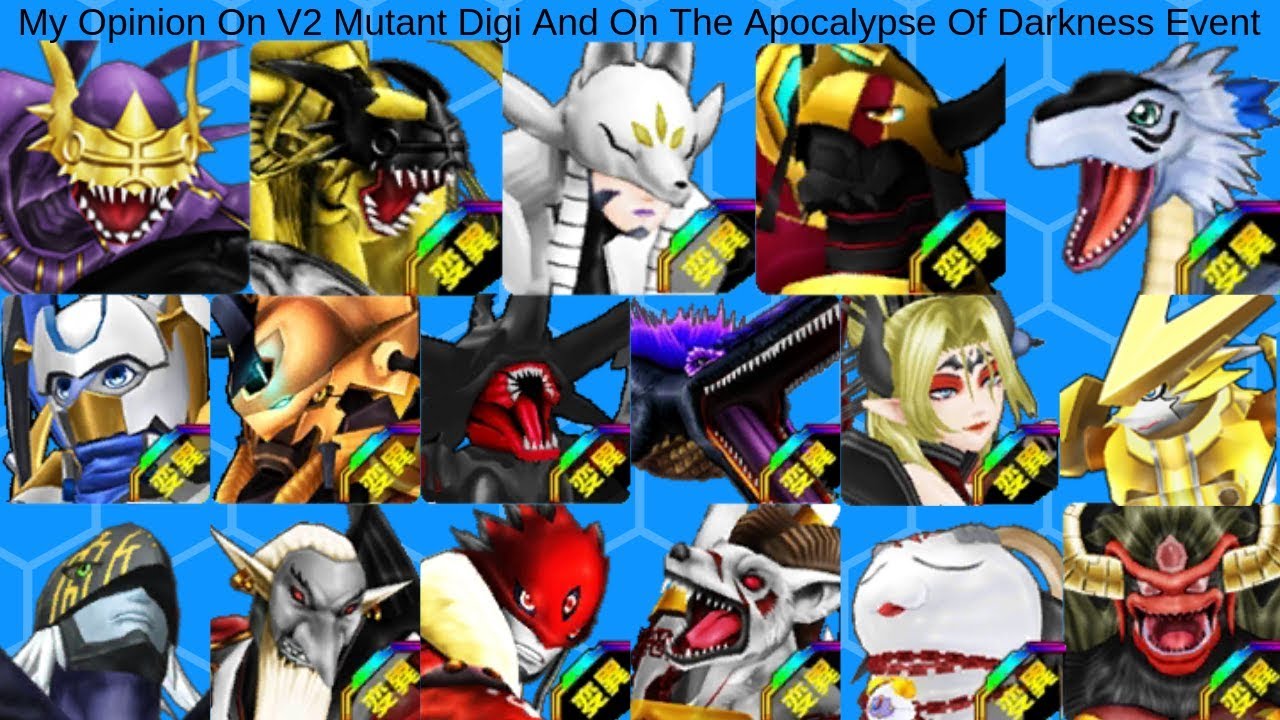 Digimon Links My Opinion About The Mutant Digimon V2 AND About The ...