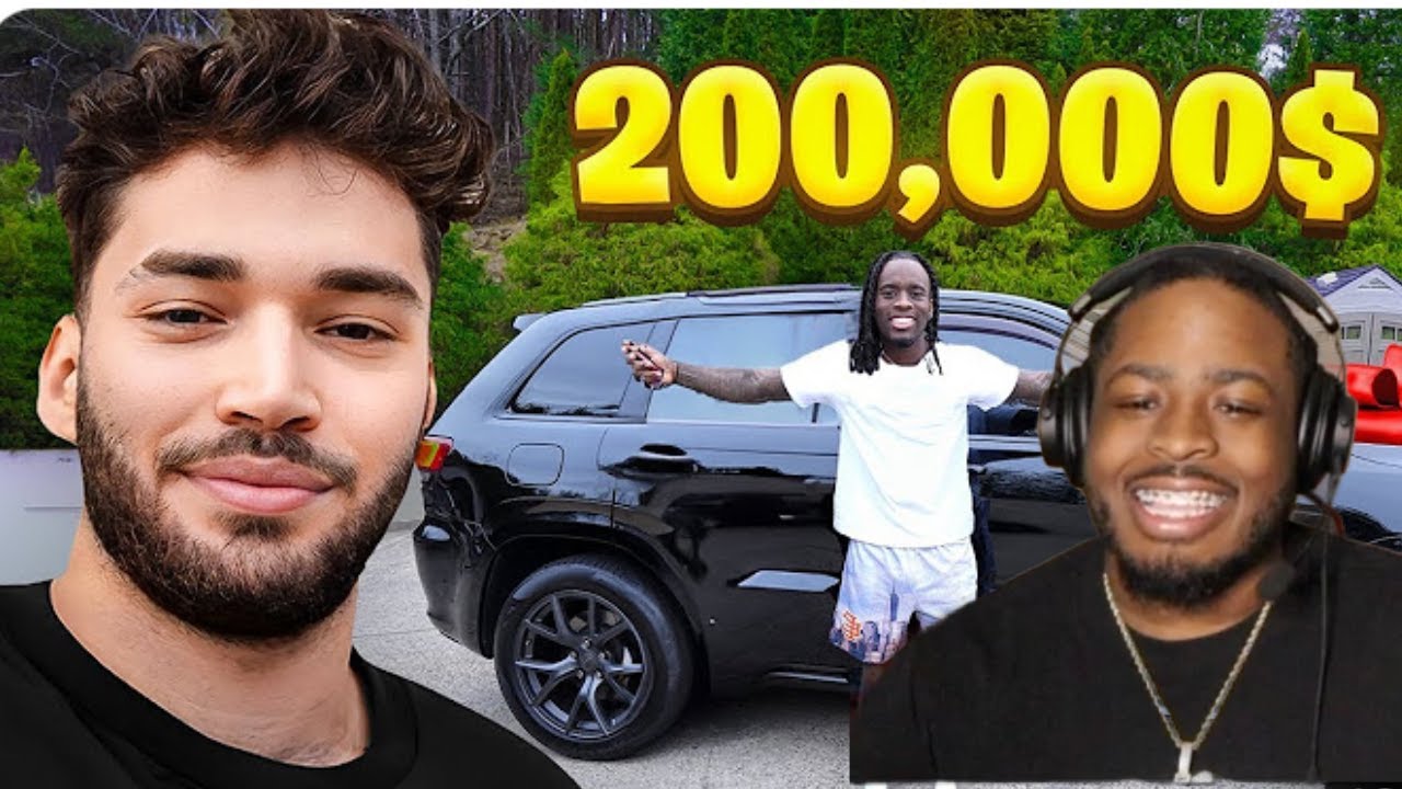 Adin Ross Buys Kai His Dream Car Reaction Live! - YouTube