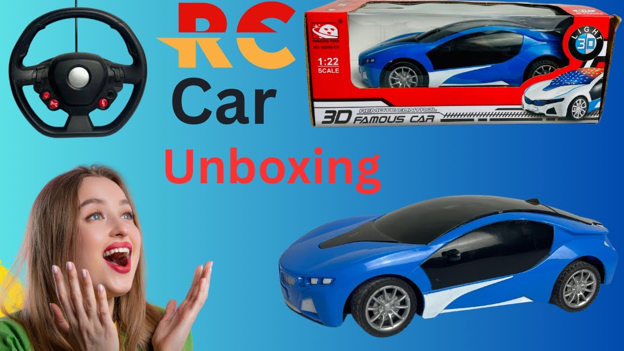 Remote control BMW i8 car unboxing radio control Rc super car unboxing ...