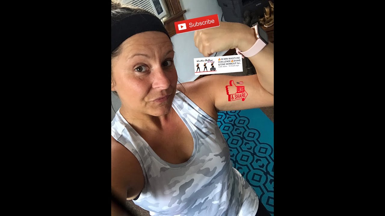 30 min Waistline Challenge: Shake & Tone Workout for ABS, Obliques, and ...