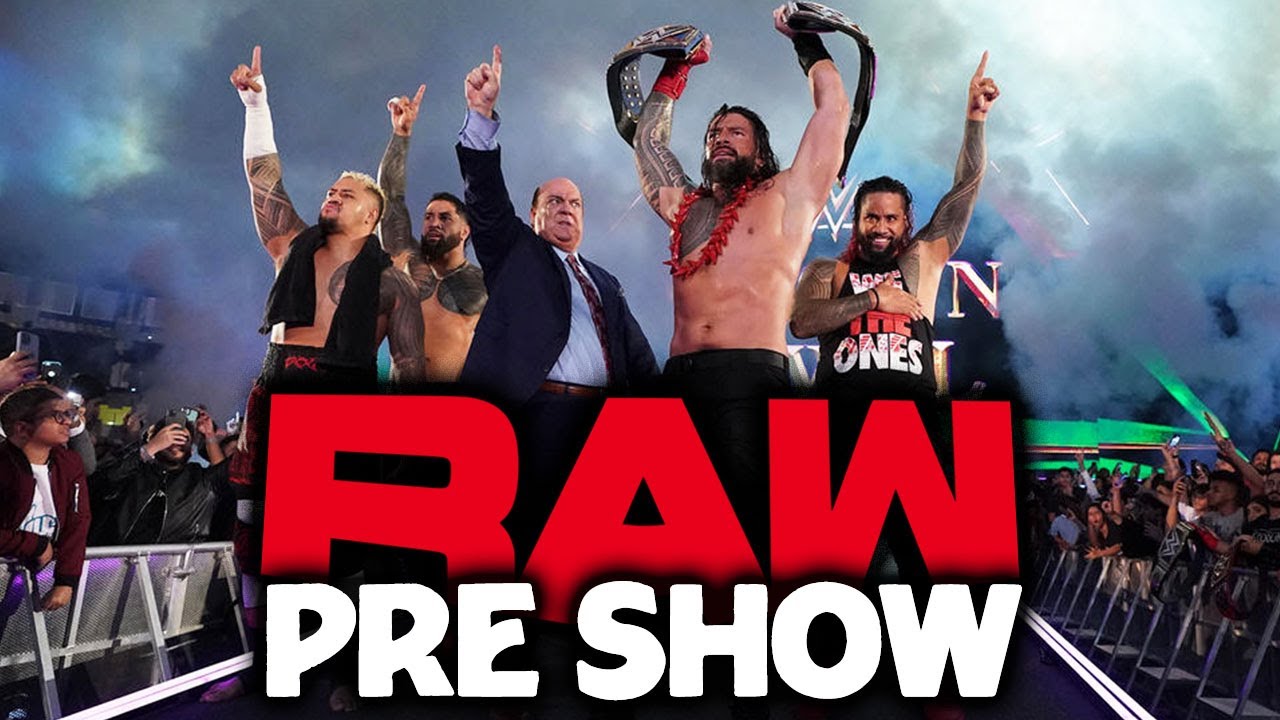 🔴 WWE RAW Pre Show | Crown Jewel Fallout | November 7th 2022 - YouTube