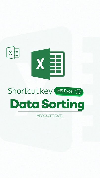 Data Sorting in excel | shortcut key - YouTube