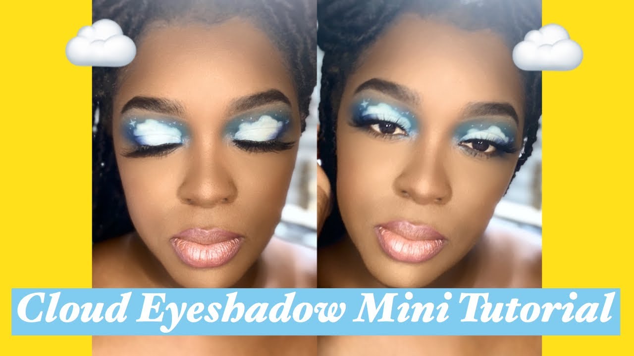 How to create Cloud Eyeshadow - YouTube