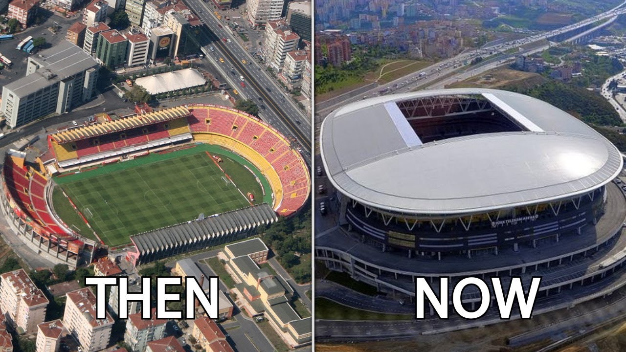 Turkish Süper Lig Stadiums Then & Now | TFC Stadiums - YouTube