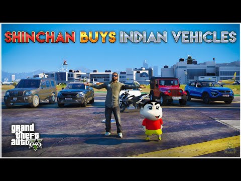 SHINCHAN BUY INDIAN CARS in GTA 5 | FULL FUN | Maddy Telugu Gamer