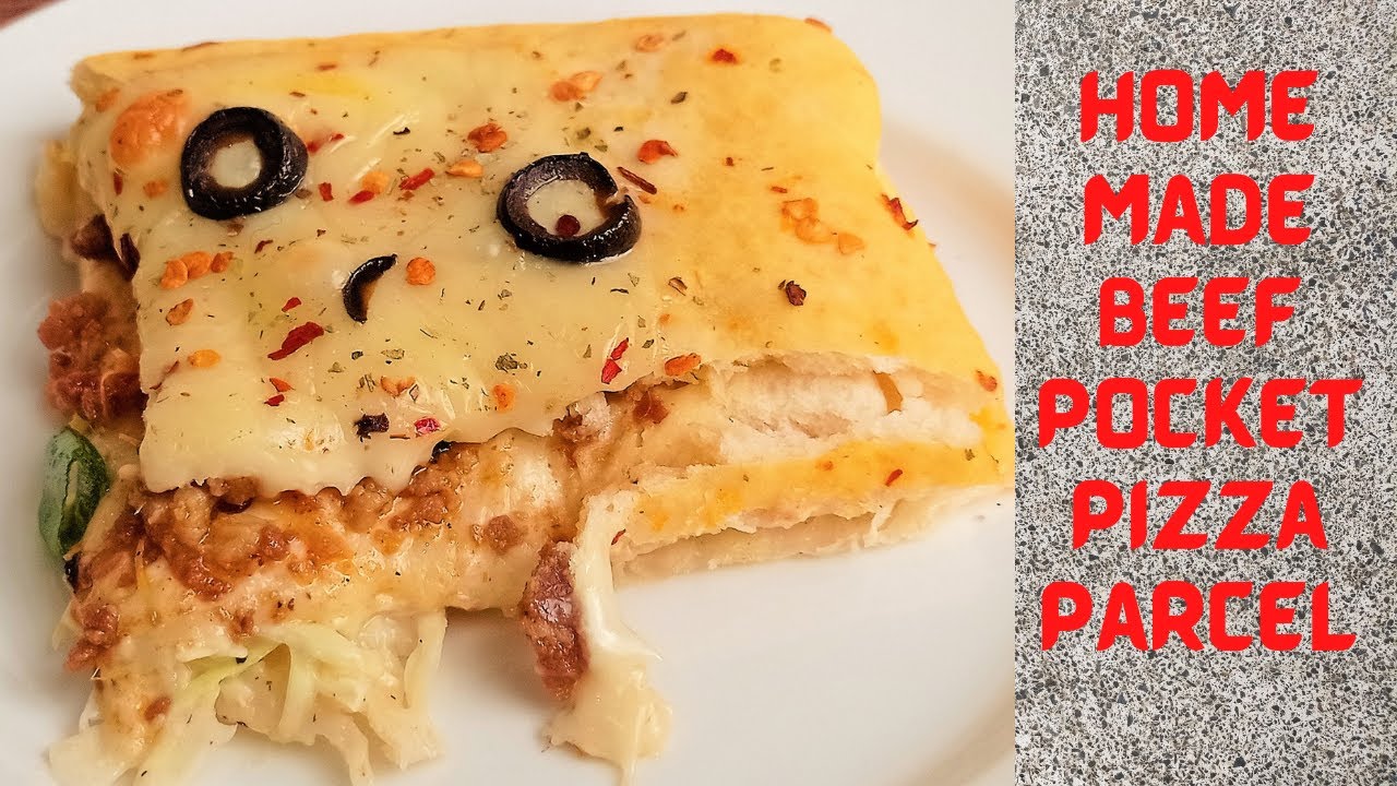 World's Best Homemade Pizza Pocket Parcels||pizza squares||Beef pizza ...