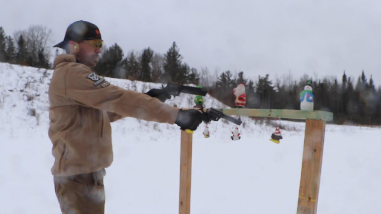 Shooting Ceramic Christmas Ornaments - YouTube