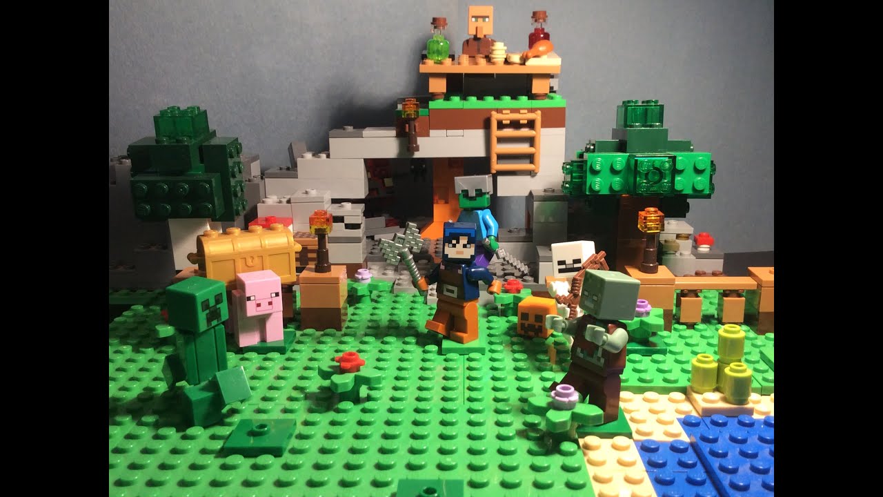 Lego Minecraft Dungeons the Redstone Monstrosity - YouTube