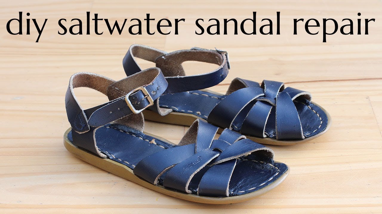 DIY Saltwater Sandal Repair! - YouTube