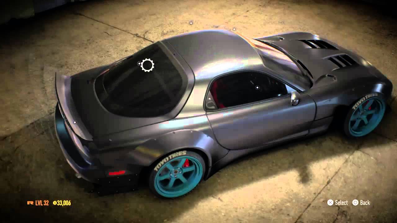 Need for Speed 2015 Mazda RX7 customization - YouTube