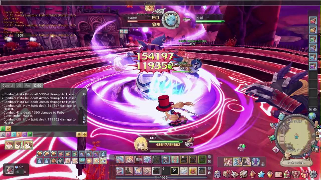 Twin Saga - Solo Mode Dungeon La Cathedral Infernal - Monk (Katar) Lv ...
