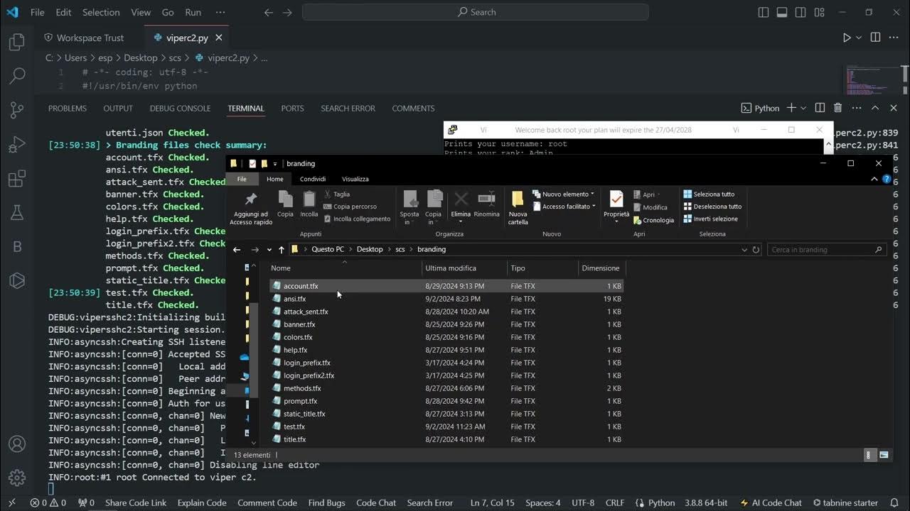 ViperSSH C2 | First Python SSH C2 (Available Download) - YouTube